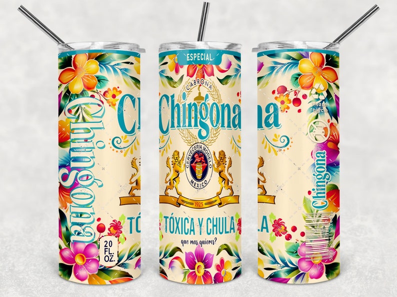 Chingona Toxica Y Chula Multicolor Floral 4th Version, PNG FILE ONLY ...