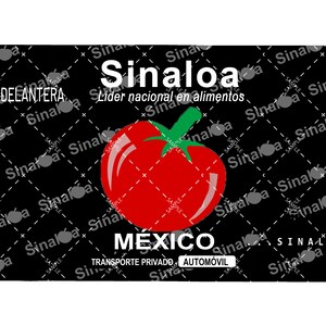 License Plate - Sinaloa 1 - Black Version- PNG FILE ONLY - Etsy