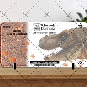 License Plate - Coahuila V1 - PNG FILE ONLY - Etsy