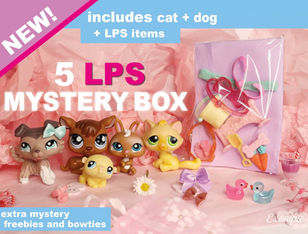 Littlest Pet Shop Mystery Box Surprise Box Cat Dog Items - Etsy