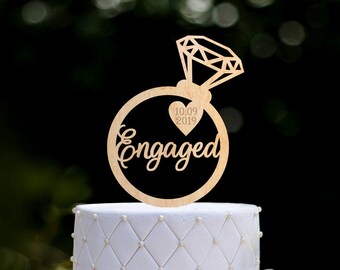 Ring Cake Topper | Etsy