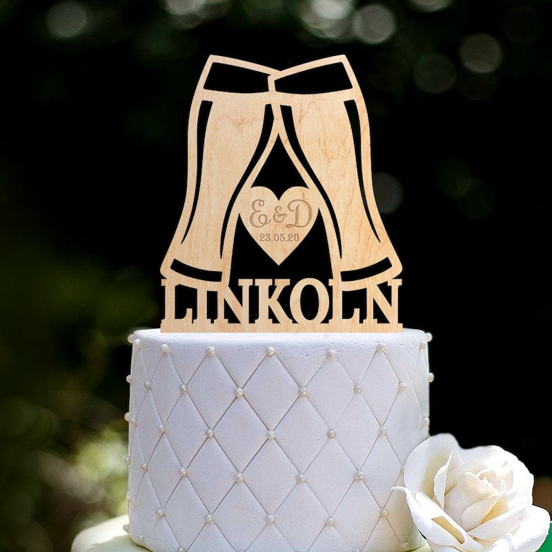 Beer Cake Topper - Etsy