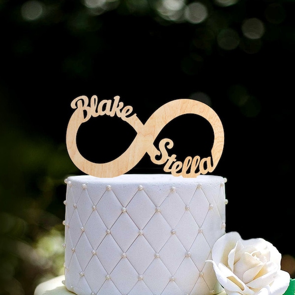 Infinity Cake Topper - Etsy