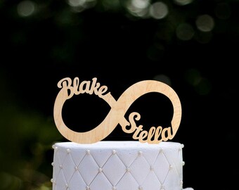 Infinity Wedding Cake Topper - Etsy
