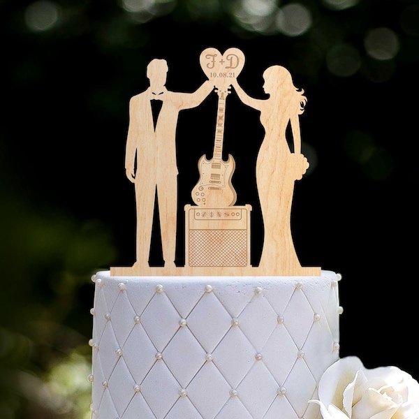 Guitar Cake Topper - Etsy