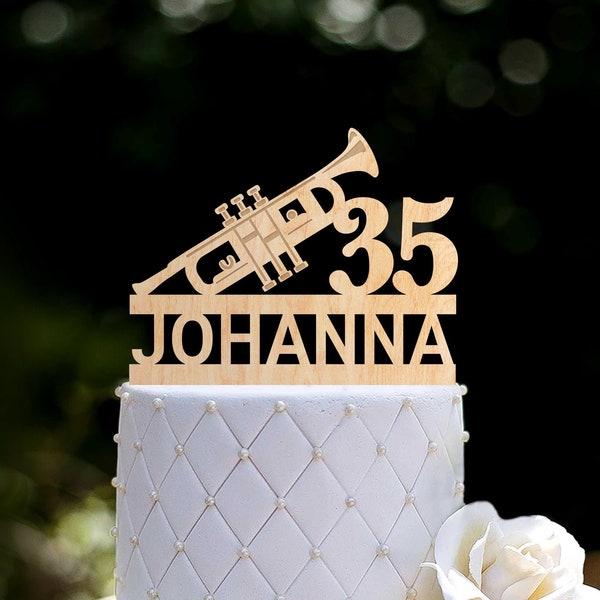 Trumpet Birthday Cake - Etsy