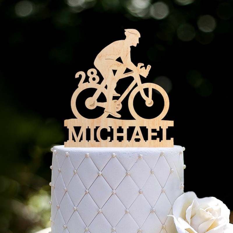 Bicycle Cake Topper - Etsy