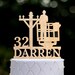 Electrician Birthday Cake Topper Customlineman Cake Topper - Etsy
