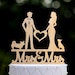 Mrs & Mrs Wedding Cake Topper, Corgi and French Bulldog, Lesbian Cake ...