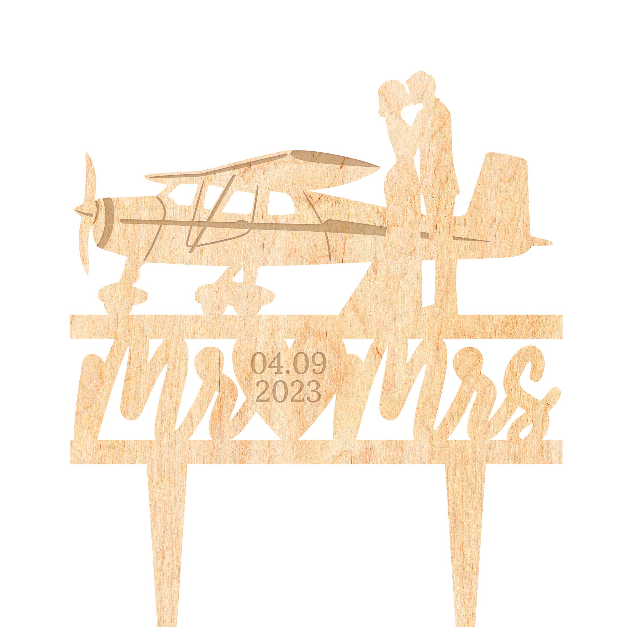 Airplane wedding cake topperfly away with me airplane pilot | Etsy