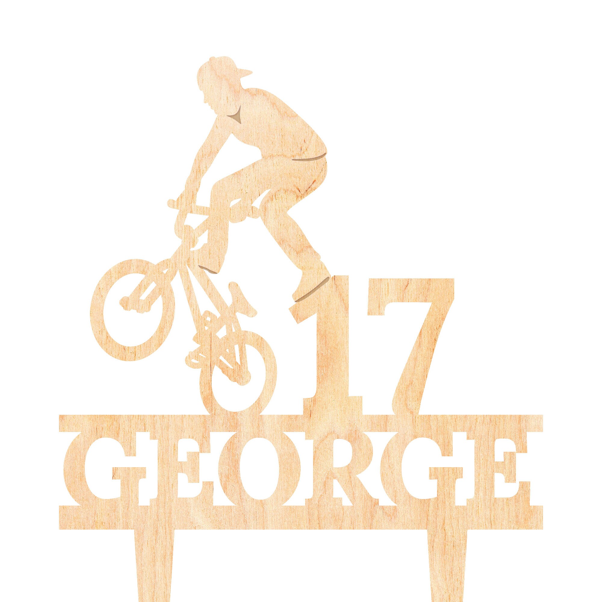 Bmx bike cake topper birthdaybmx bicycle cake topperbmx | Etsy