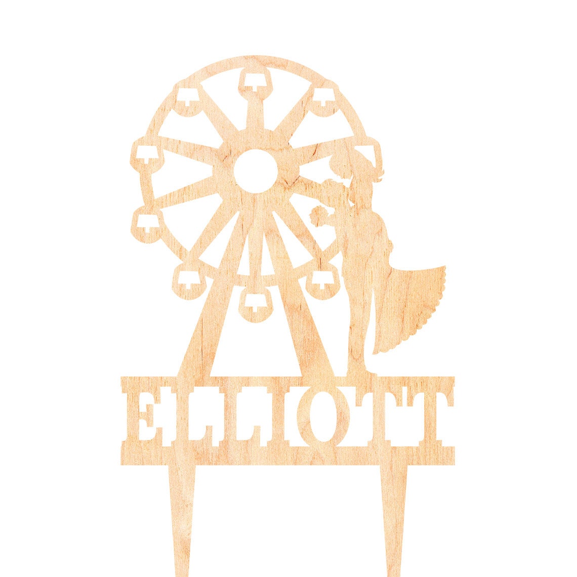 Ferris wheel wedding Mr and mrs cake toppervintage ferris | Etsy