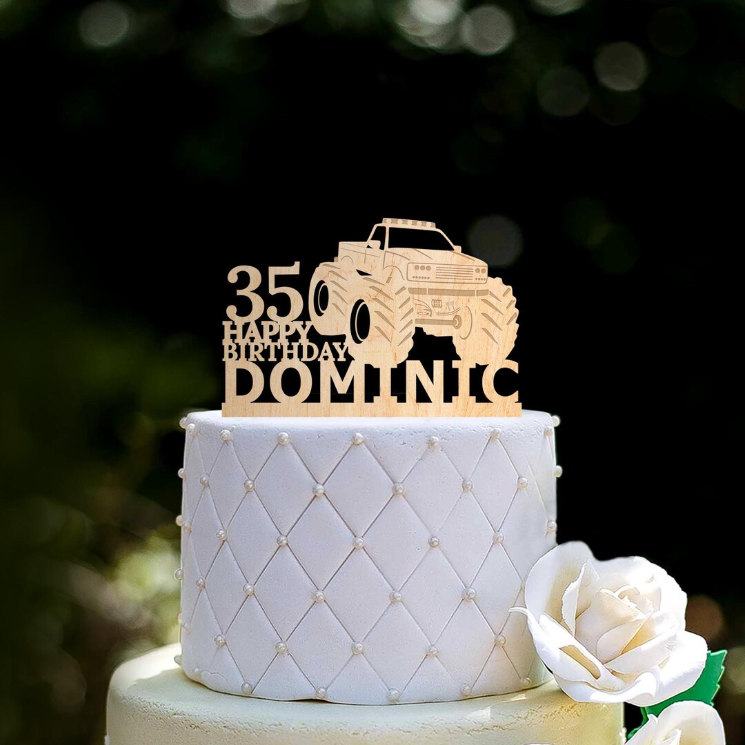 Off Road Birthday Cake Topper, off Road Vehicle Cake Topper, Birthday ...