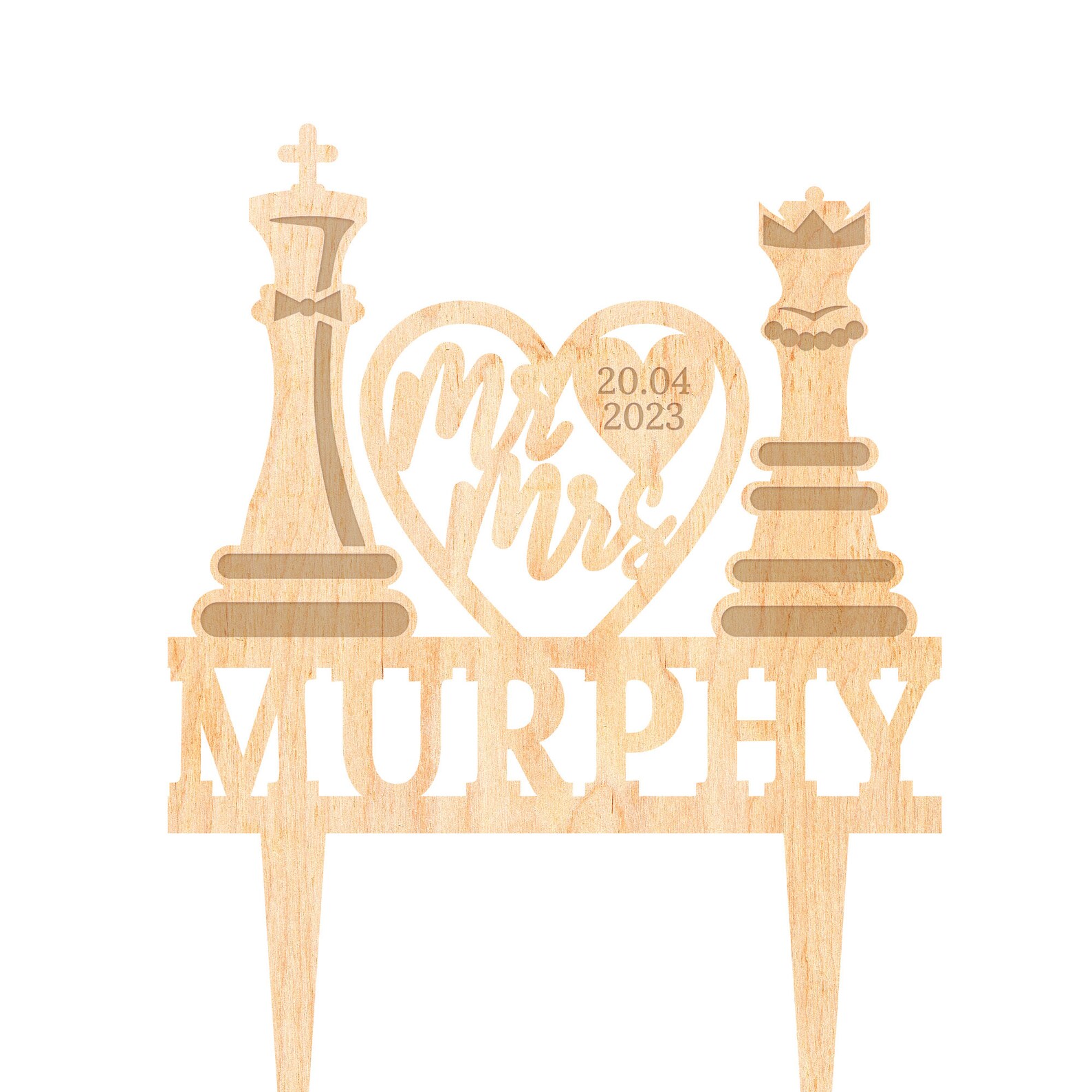 Chess Wedding Cake Topper Last Nameking Queen Chess Love Cake - Etsy
