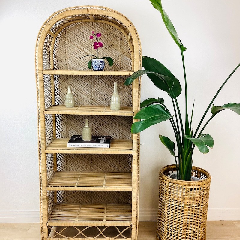 Rattan Shelf - Etsy