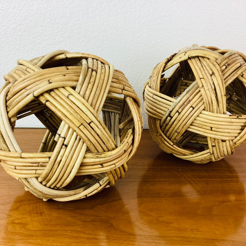 Rattan Balls - Etsy
