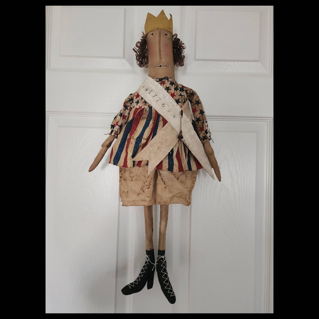 Primitive Lady Liberty Doll - Patriotic (2 Photos) - Etsy