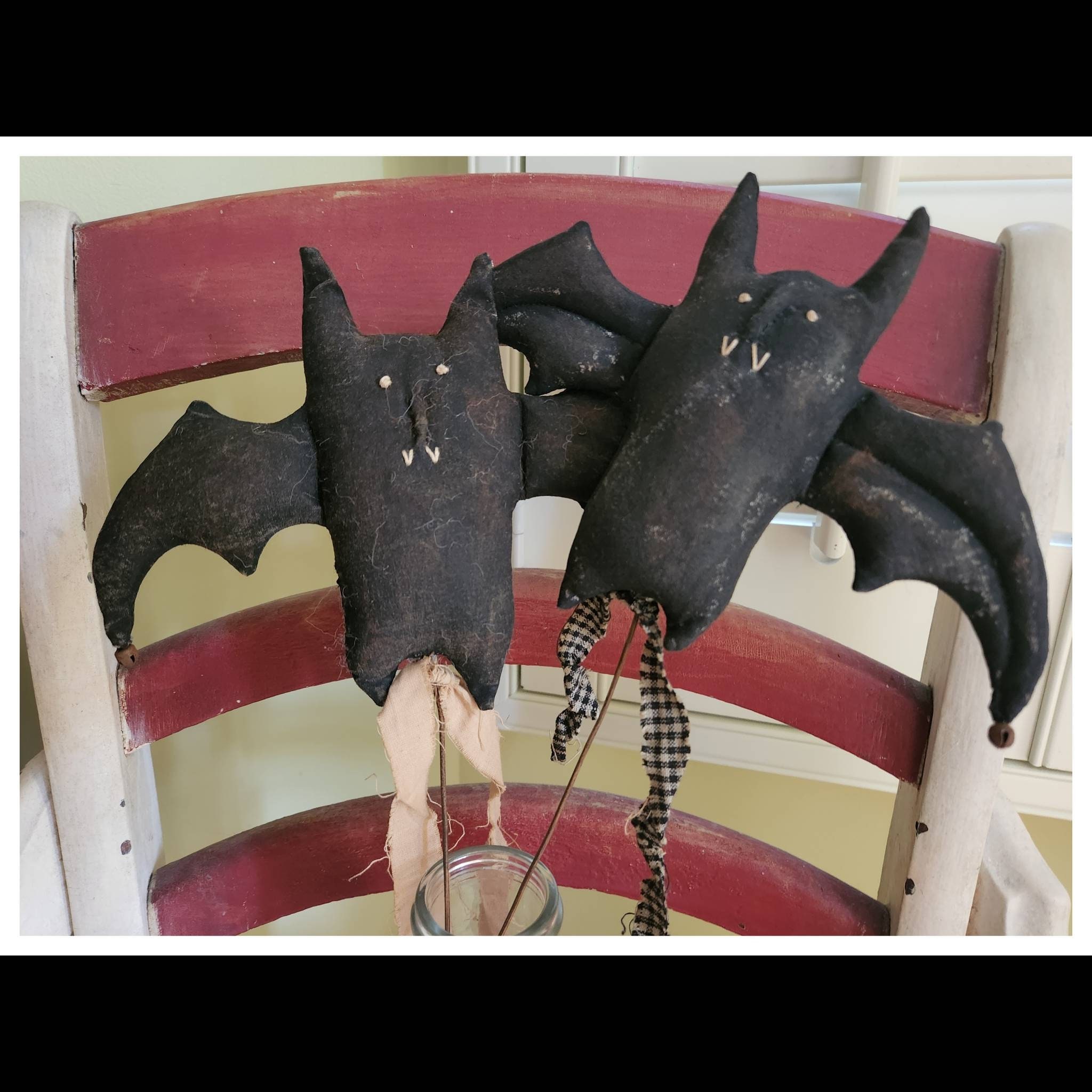 Primitive Bat on Stick. - Etsy