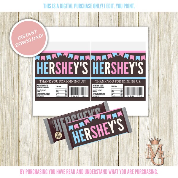 Gender Reveal Candy - Etsy