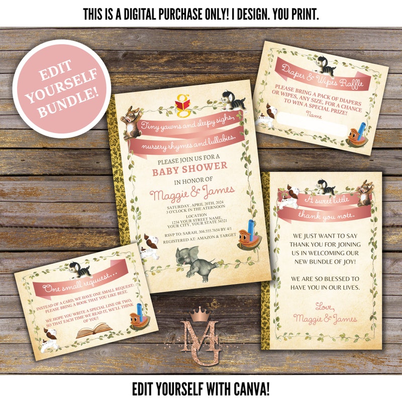 Pink Little Golden Book - Etsy