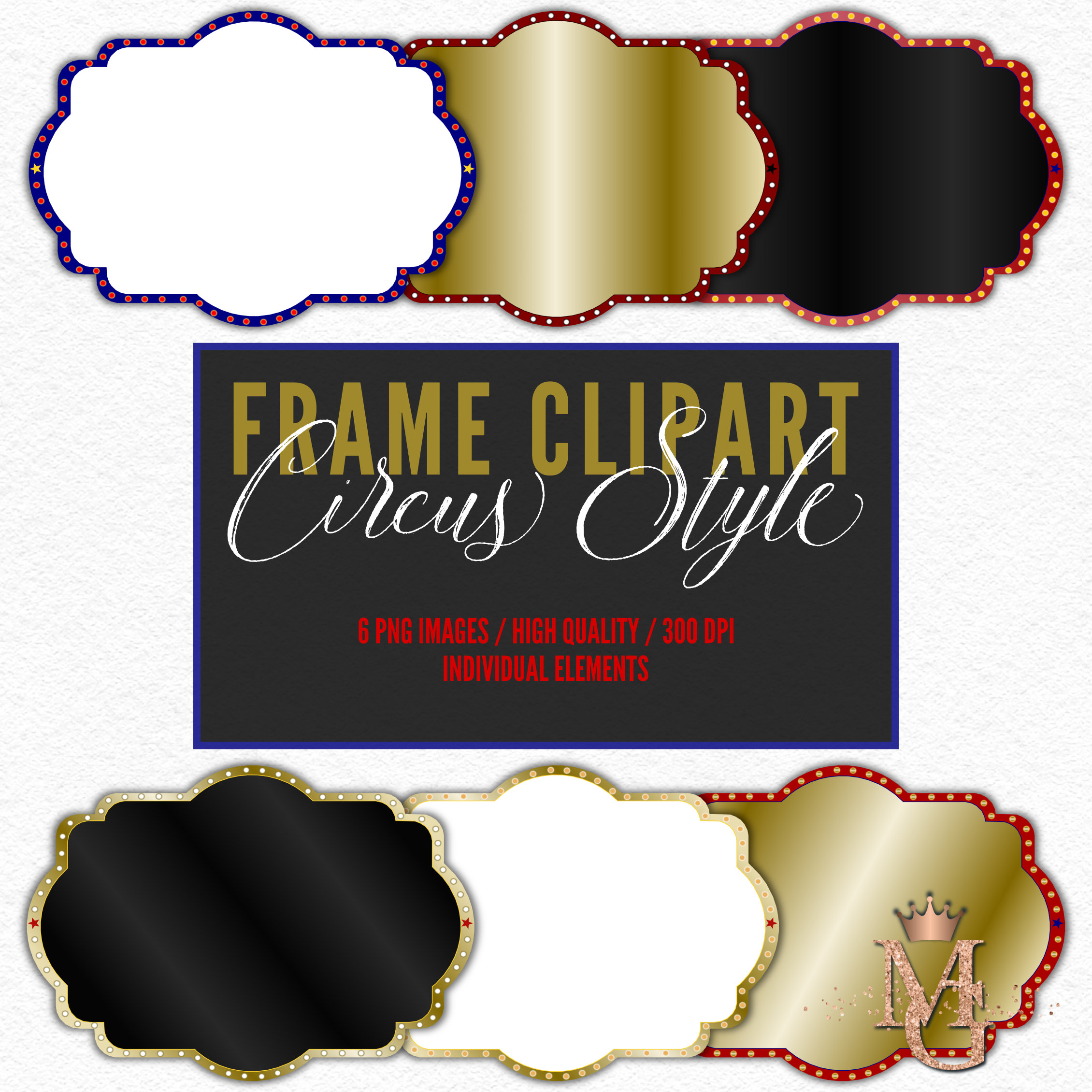 Circus Frame Clip Art
