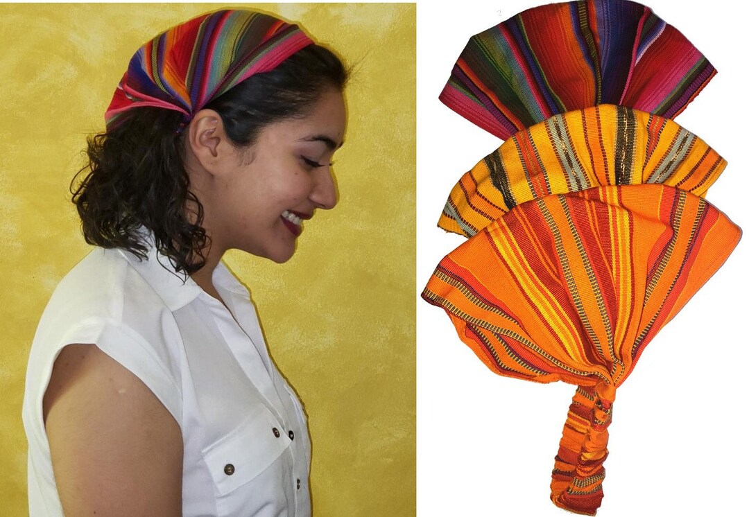 Women Head COTTON BAND BANDANA in Medium Weight - Multiple Colors Head ...