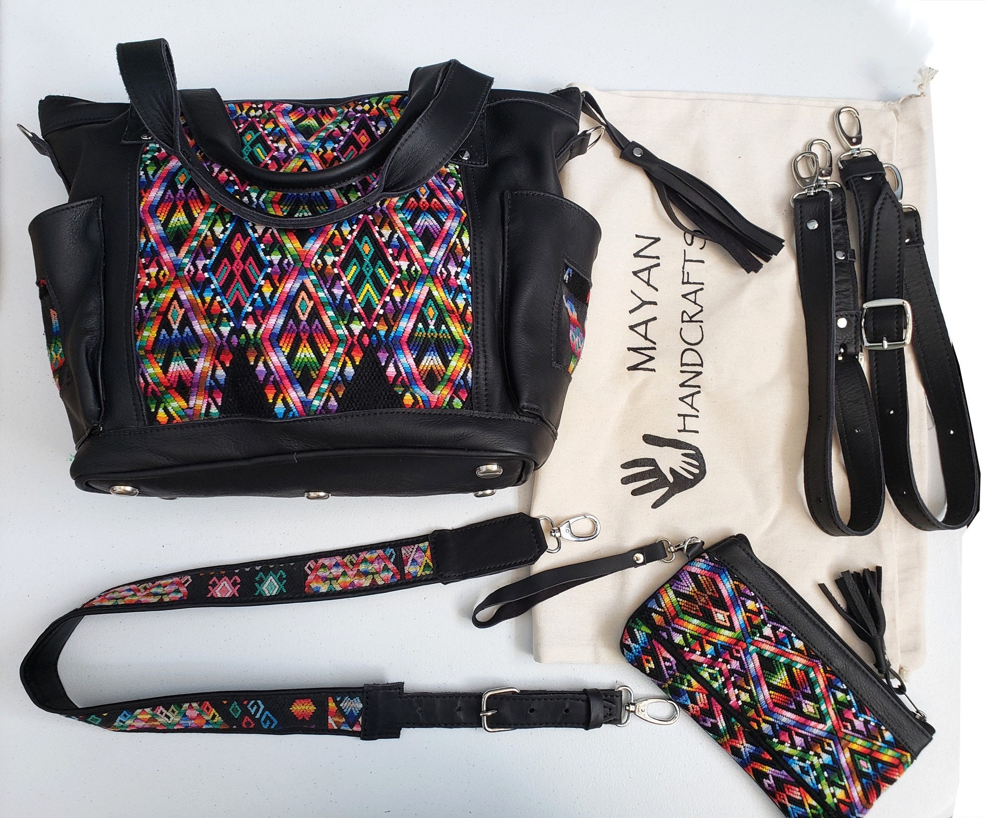 Matching Set Convertible Backpack Crossbody Day Bag Diaper | Etsy