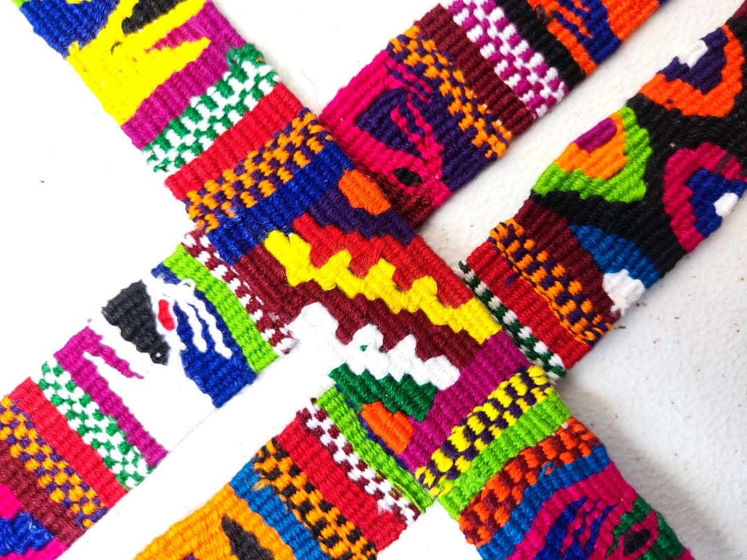 Guatemalan Faja, SASH Sold by the YARD. Hand Woven 1.25" Wide Cotton ...