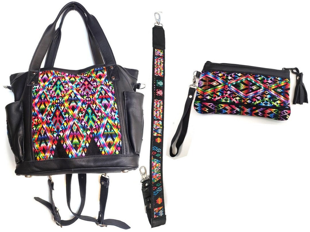 Matching Set Convertible Backpack Crossbody Day Bag Diaper - Etsy