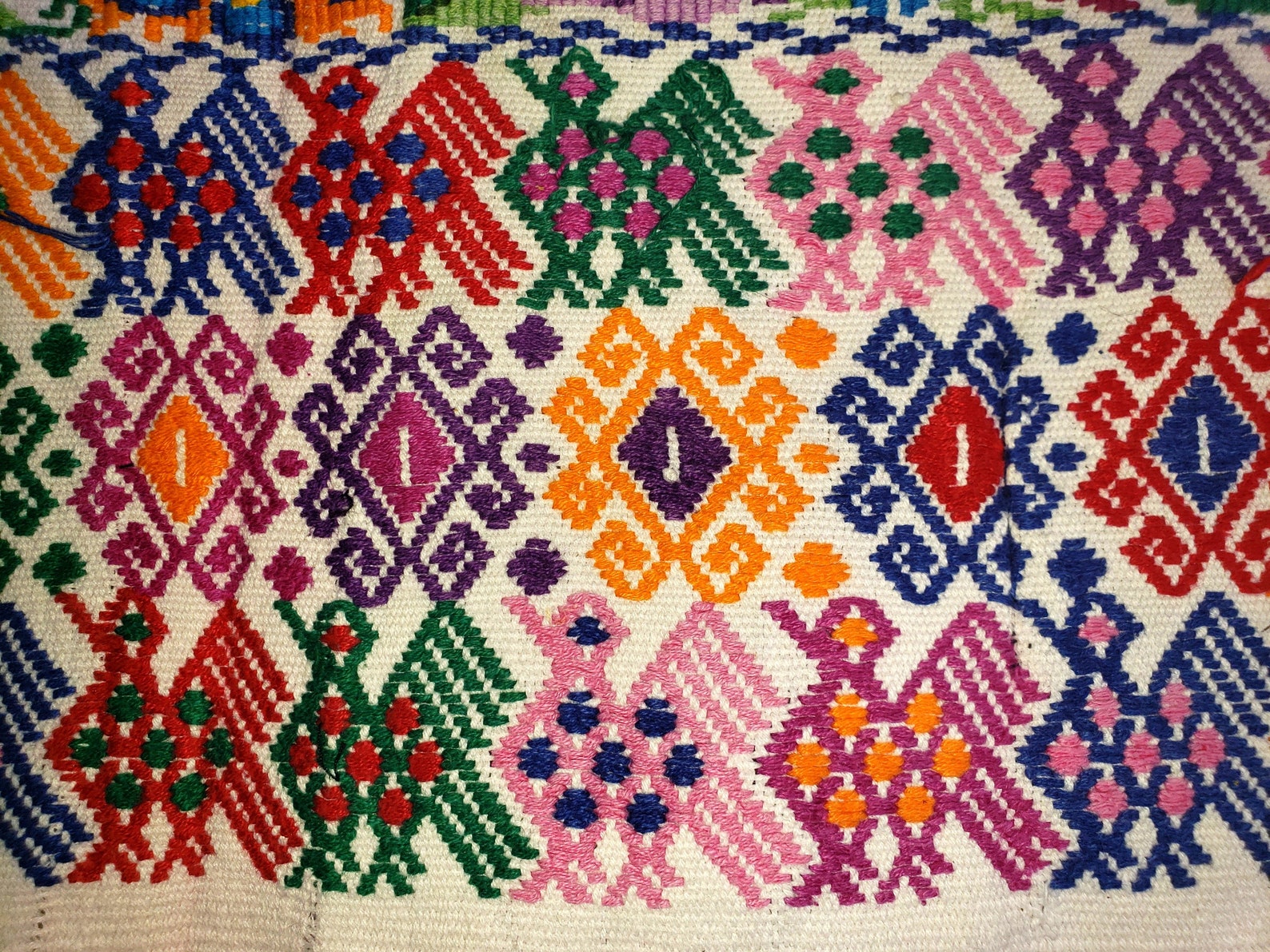Vintage White Unique Handmade Weaved Peacocks Birds and - Etsy