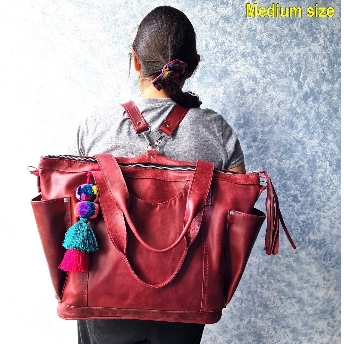 Small Intermedia Medium Convertible Backpack Crossbody Day Bag - Etsy