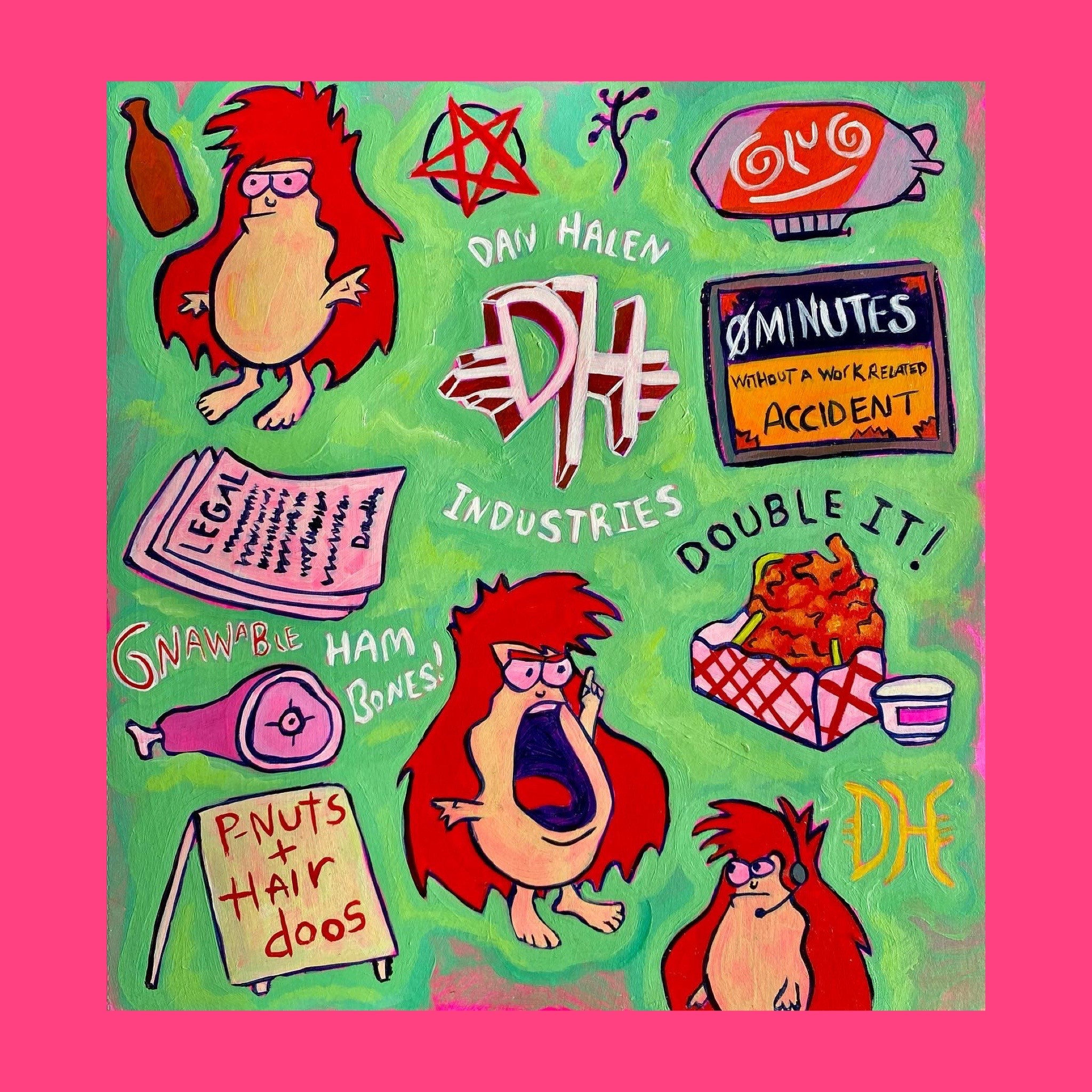 Dan Halen Industries Squidbillies Art Adult Swim Wall Décor Animation ...