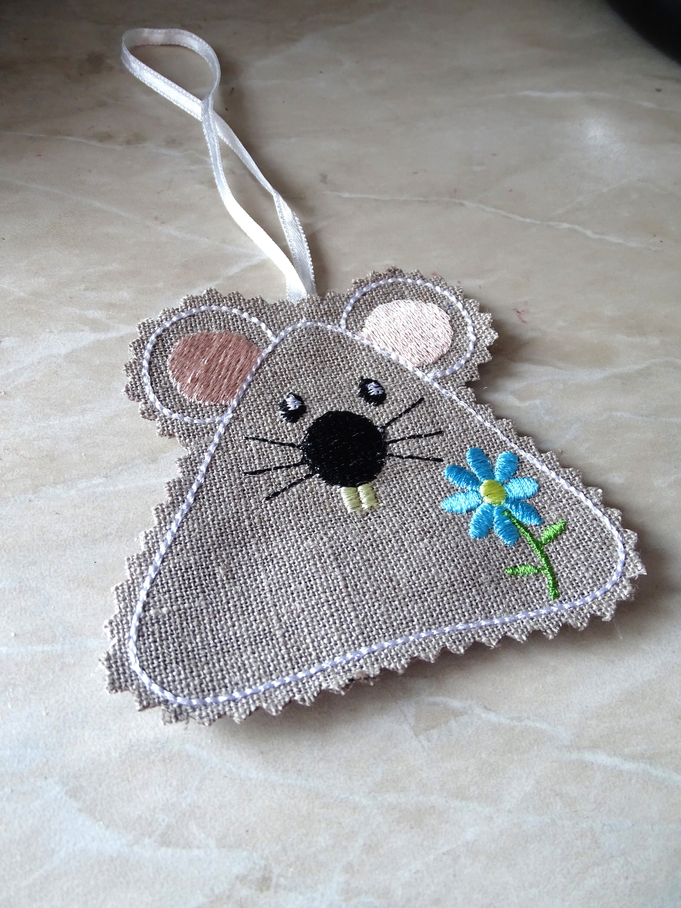 Machine Embroidery Little Mouse. Diy Toy. Soft Toy, Children's Room ...