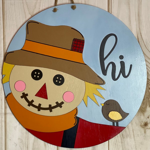 Scarecrow Sign - Etsy