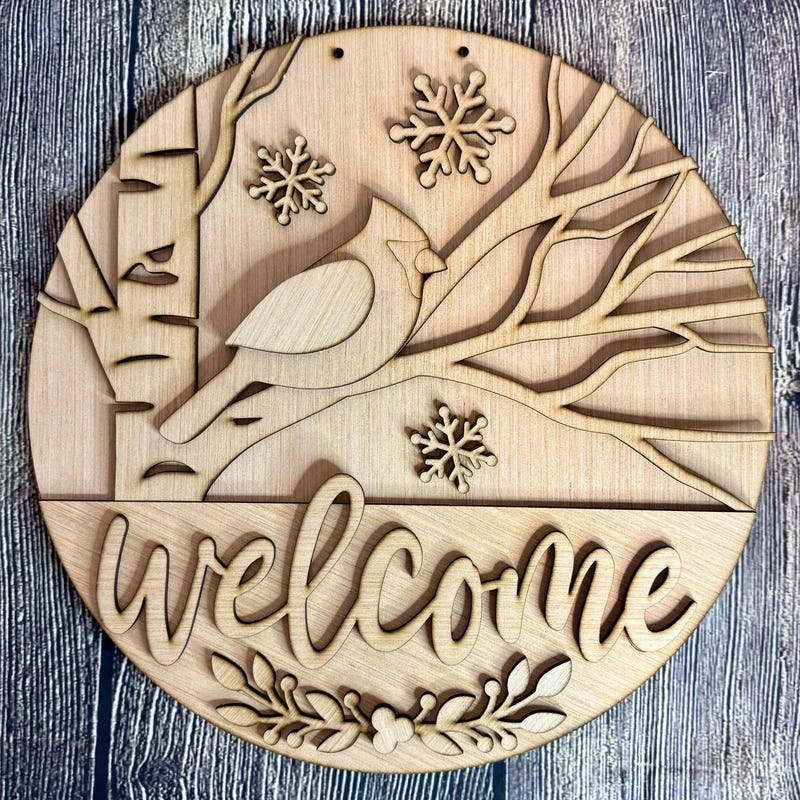 Blank Winter Door Hanger - Etsy