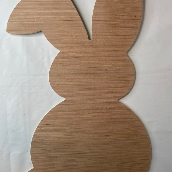 Wooden Easter Bunny Door Hangers - Etsy