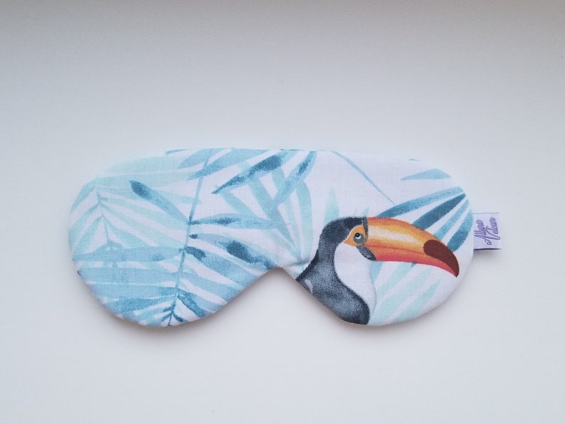 Cotton Sleep Mask Toucan Cute Sleepmask - Etsy