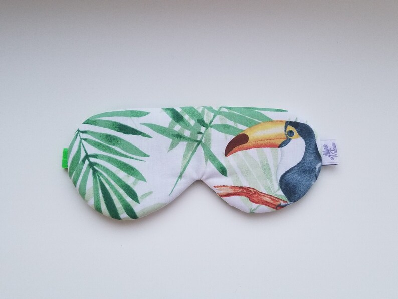 Cotton Sleep Mask Toucan Cute Sleepmask - Etsy