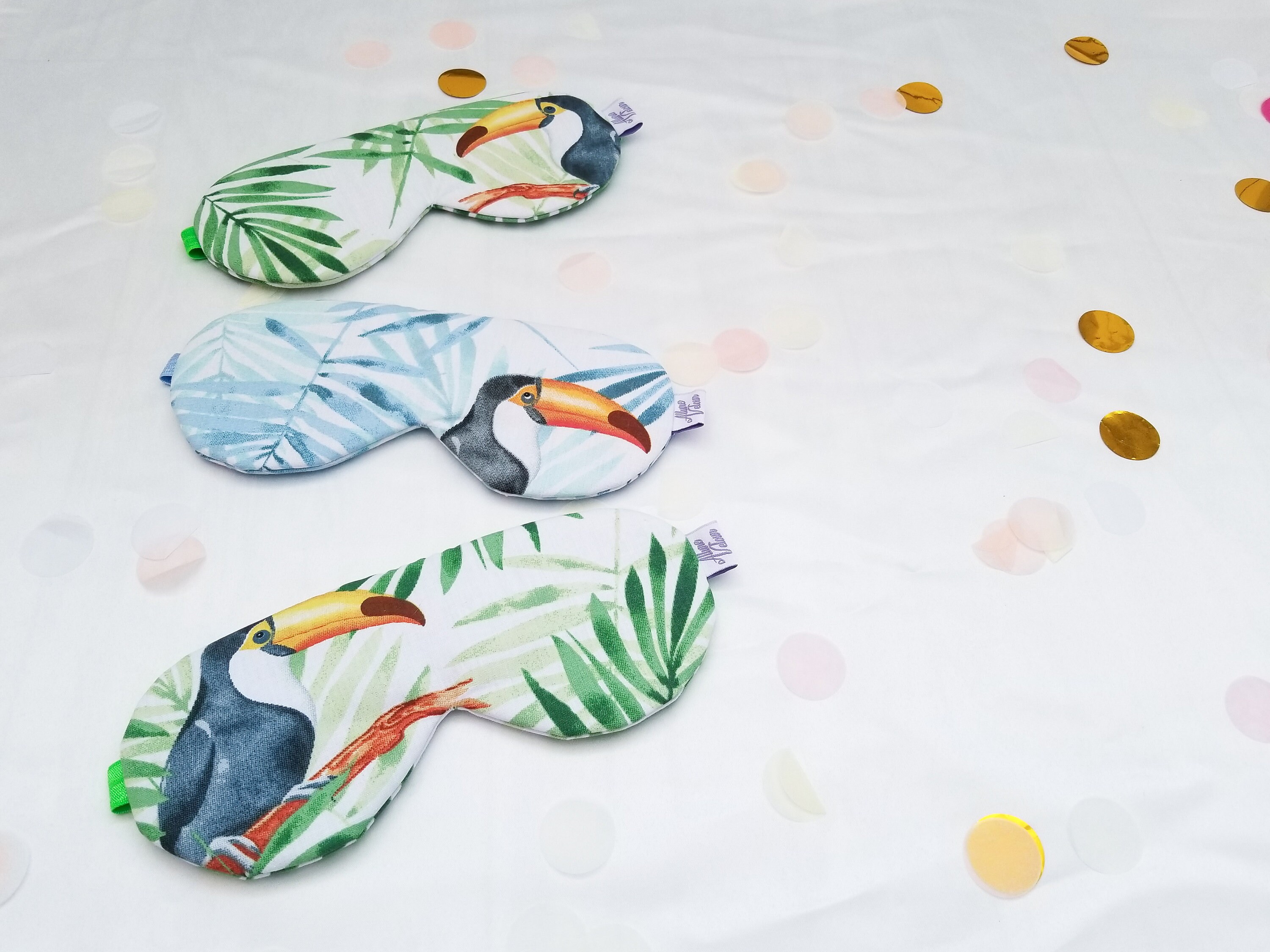 Cotton Sleep Mask Toucan Cute Sleepmask - Etsy