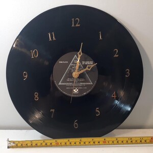 Pink Floyd Dark Side of Moon Vinyl Record Clock Handmade From Original ...