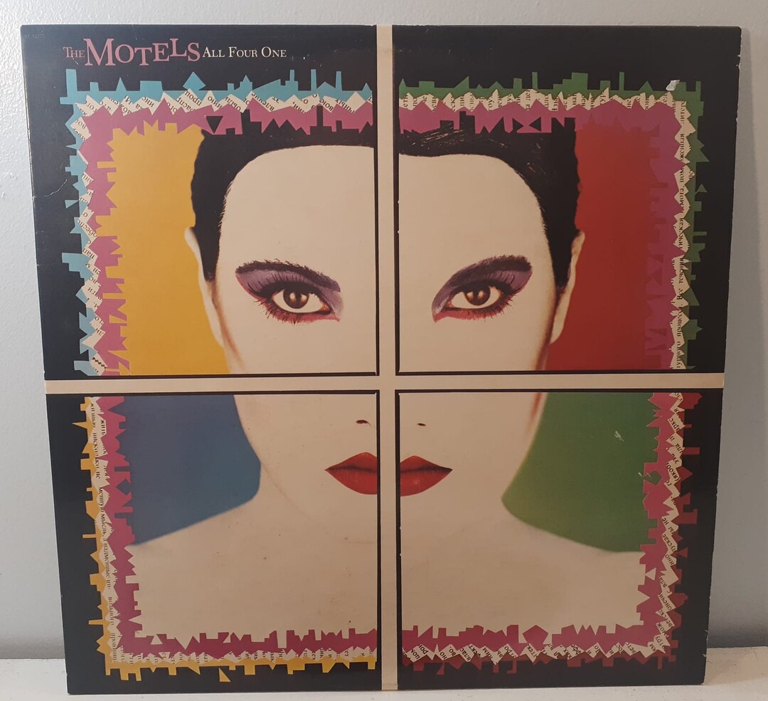 1982 the Motels All Four One Record With Original Inner Picture Sleeve ...