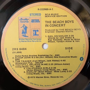 Beach Boys Large Smooth Stretch Vinyl Record Bowl Handmade From ...