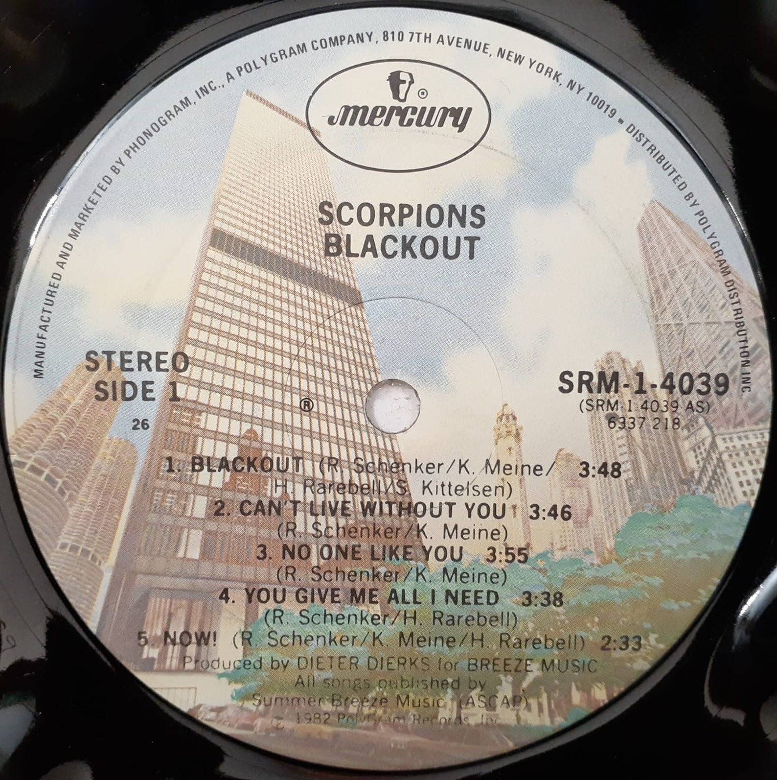 Scorpions Vinyl Record Bowl Hand Made From Original Scorpions - Etsy