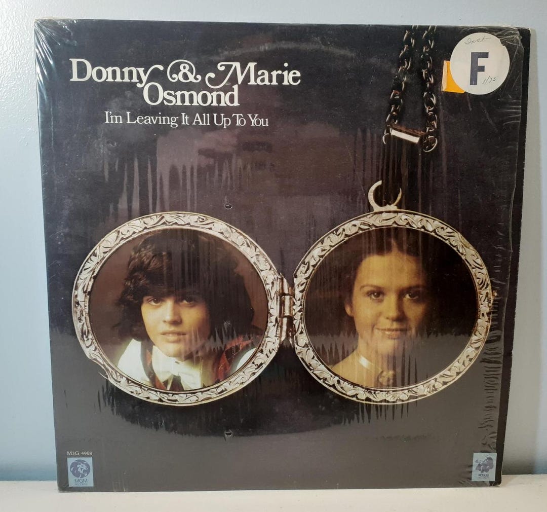 1974 MGM I'm Leaving It All up to You Donny and Marie Osmond Record in ...