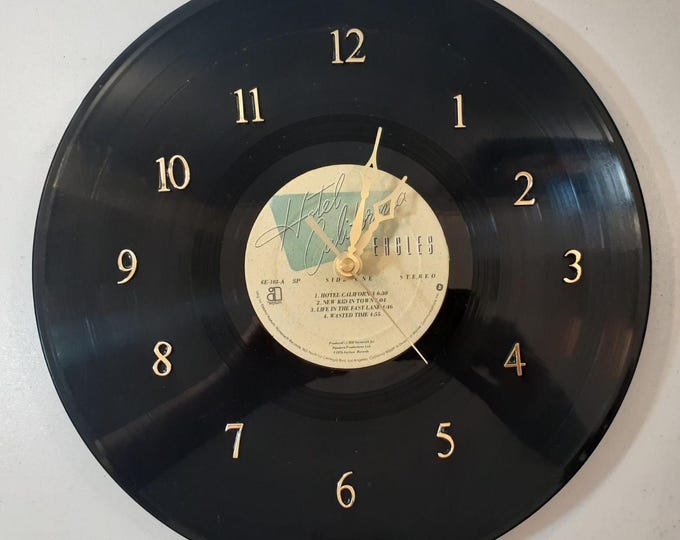 Eagles Hotel California Record Clock Handmade From Orginial Eagels ...