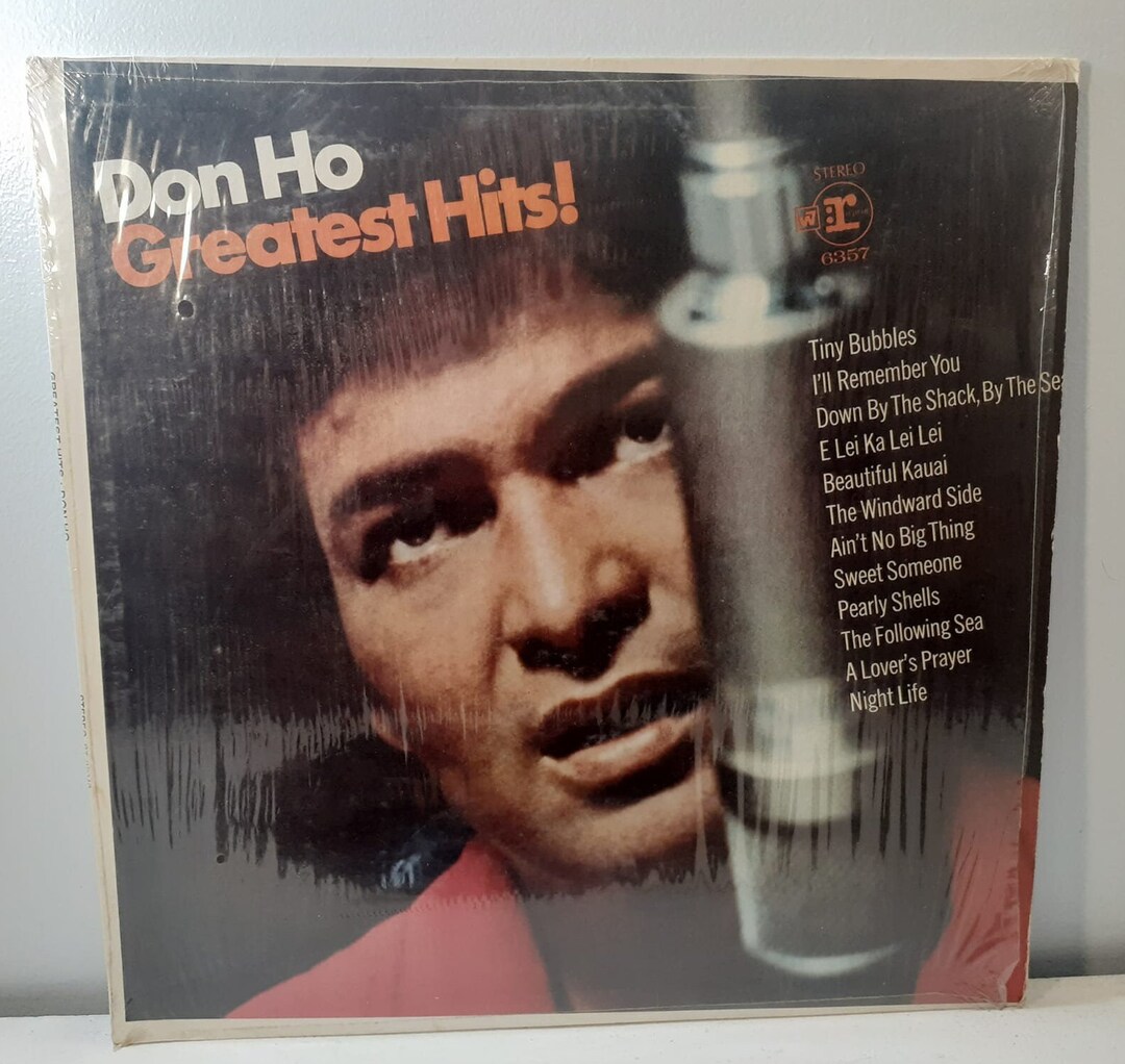 1970 Don Ho 6357 Greatest Hits Record in Open Original Shrink Wrap ...