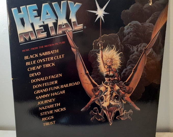 1981 Heavy Metal Movie Soundtrack Record Gatefold Cover 2 LP Heavy ...