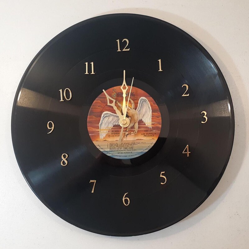 Vinyl Record Clock - Etsy