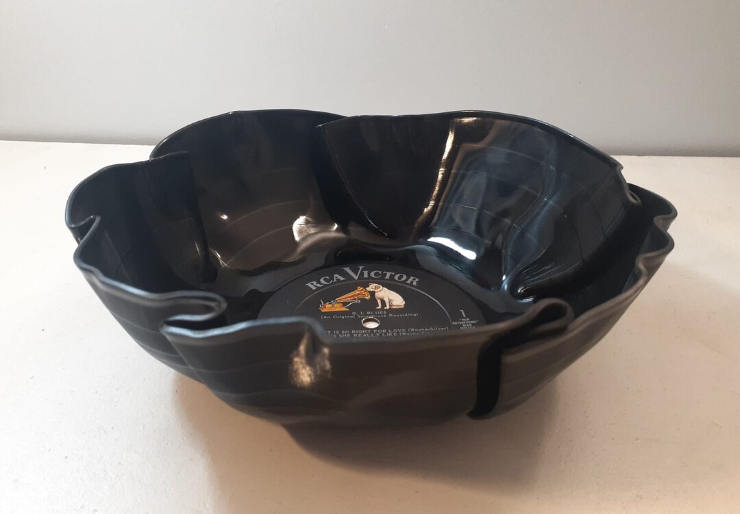Elvis Presley Vinyl Record Bowl Handmade From Original Elvis - Etsy