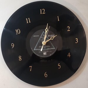 Pink Floyd Dark Side of Moon Vinyl Record Clock Handmade From Original ...